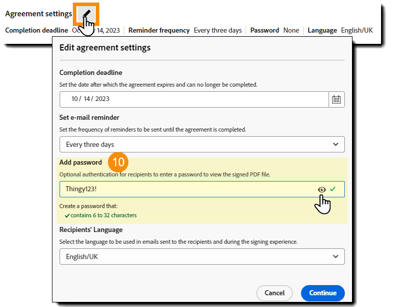 Request signatures from others